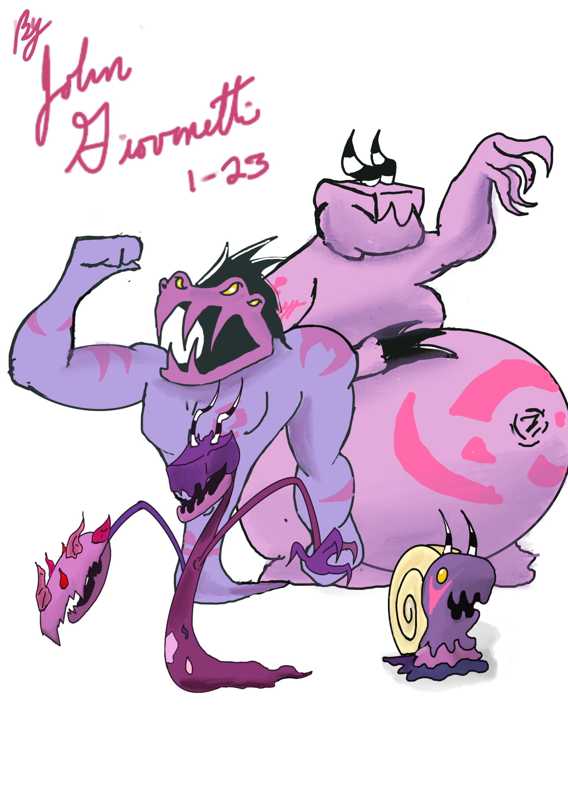 ArtStation - The Glob Slime Gang