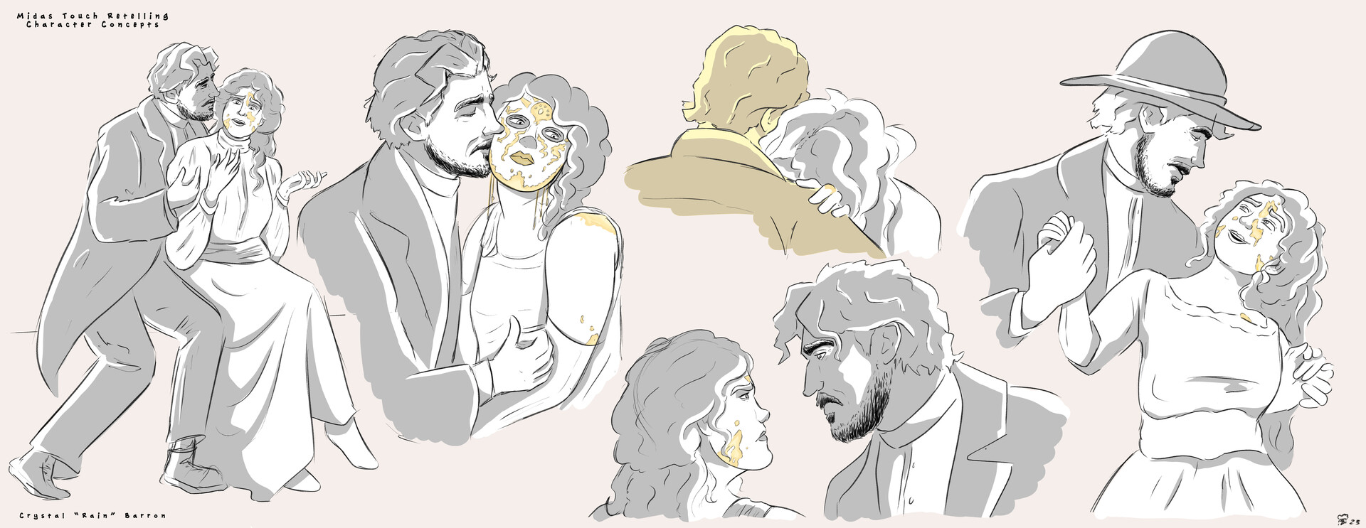 ArtStation - Midas Touch Character Concepts