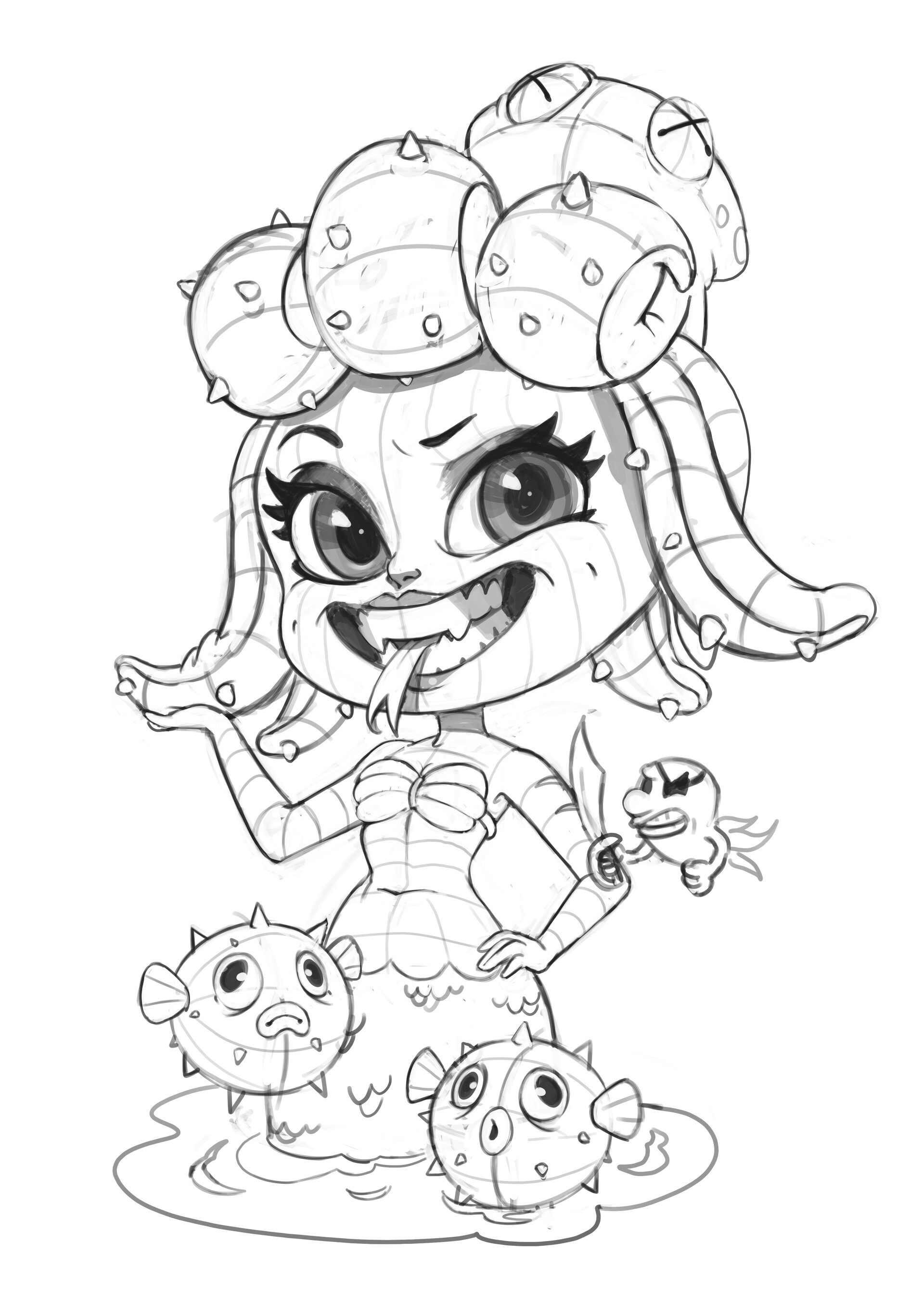 shoppies coloring pages