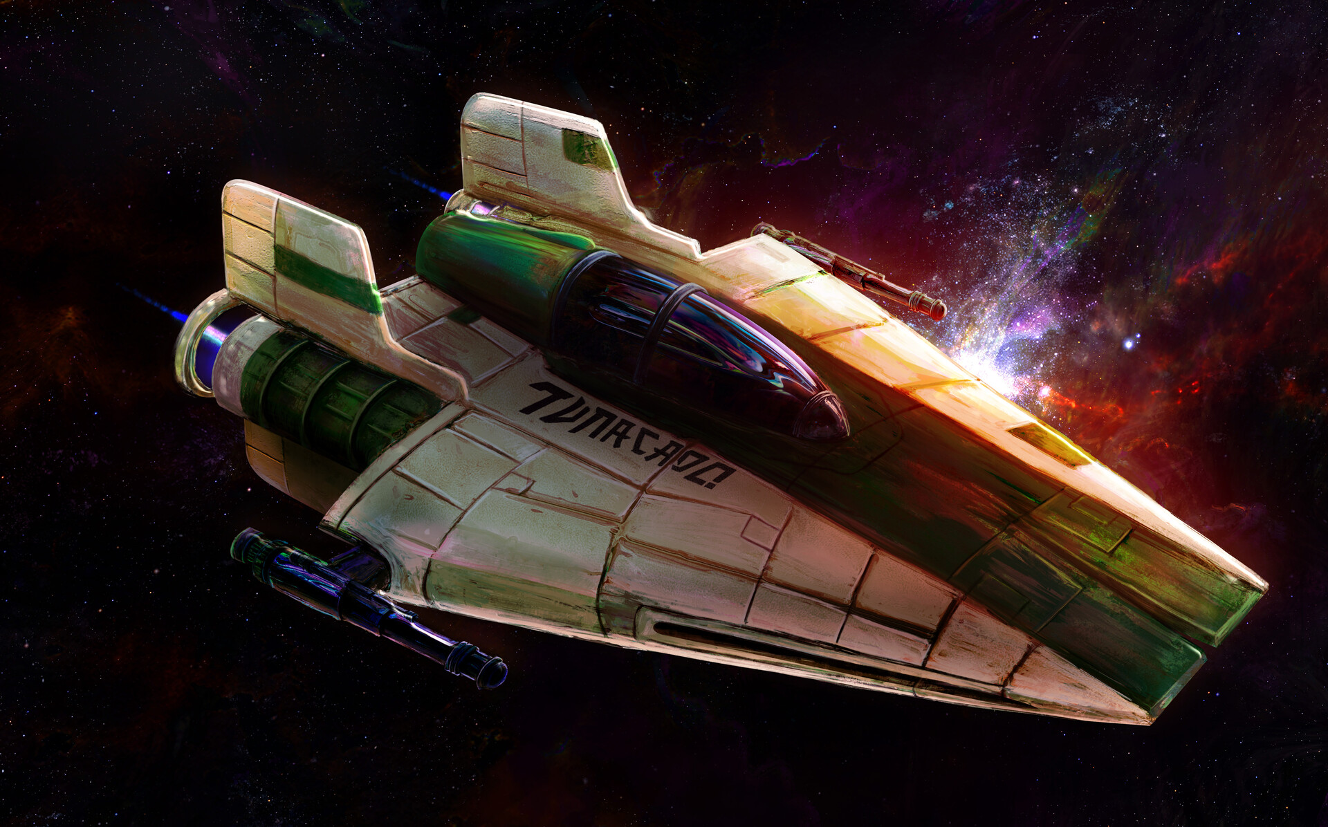 ArtStation - custom A-wing