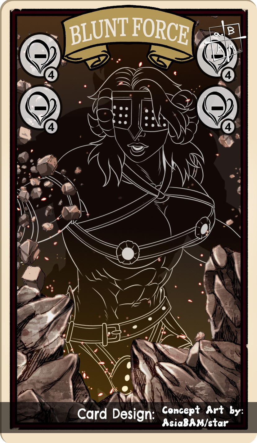AsiaBAM - Modern Tarot Like Card Design (R18)