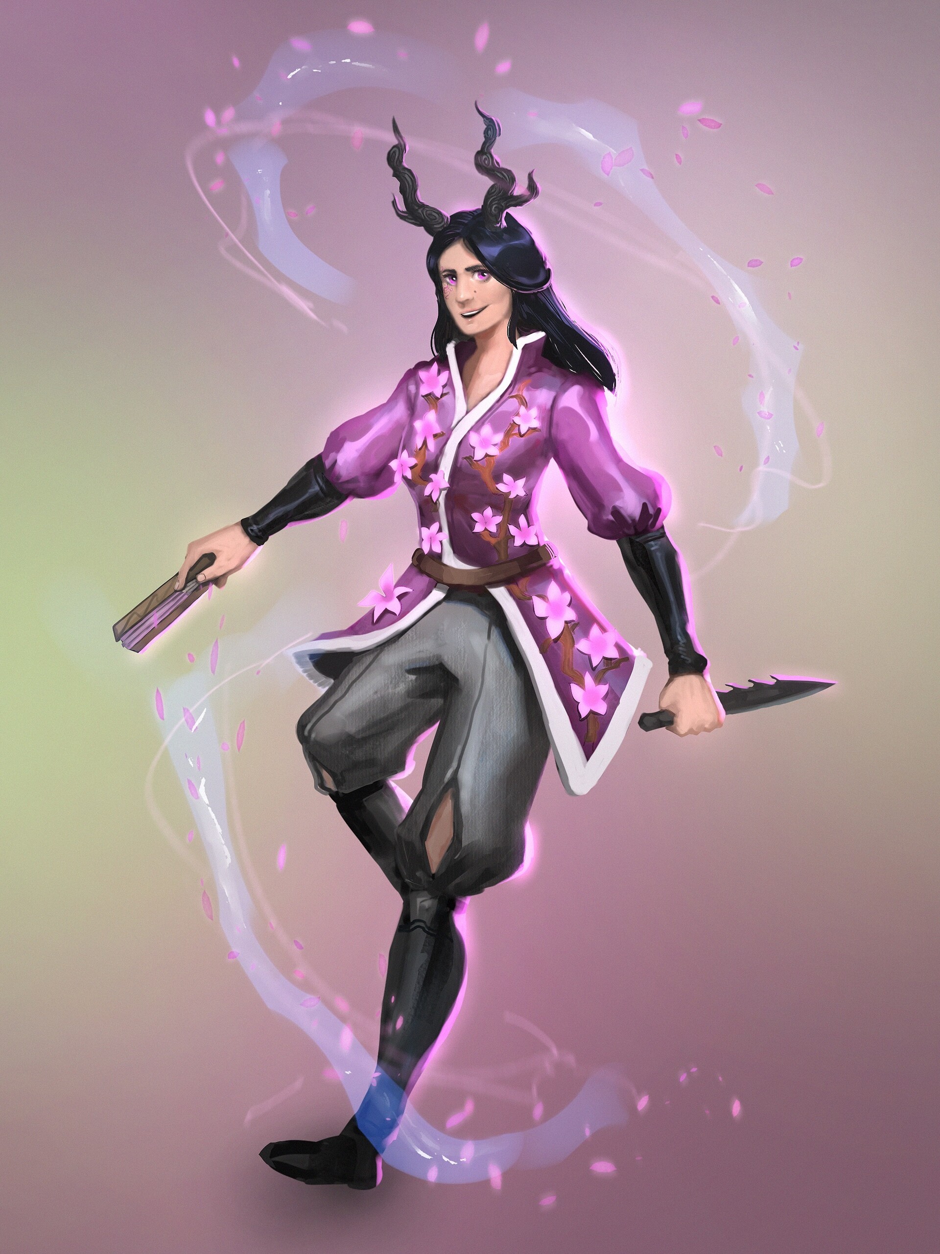 ArtStation - Flower Ninja Animation