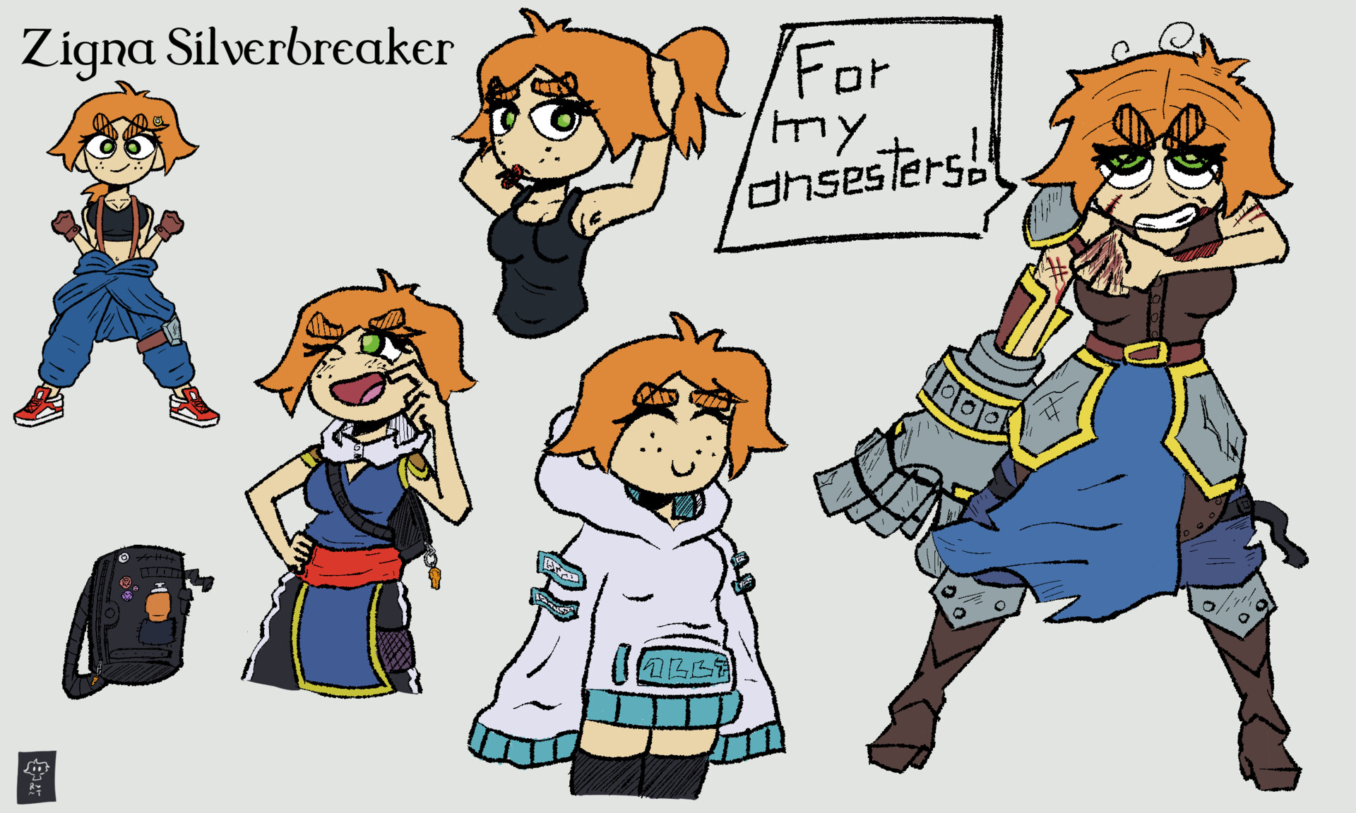 ArtStation - Zigna Character Design