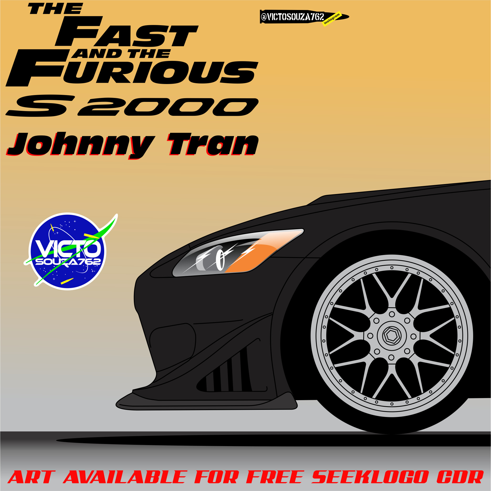 ArtStation - arte decal The Fast and the Furious Johnny Tran honda S2000
