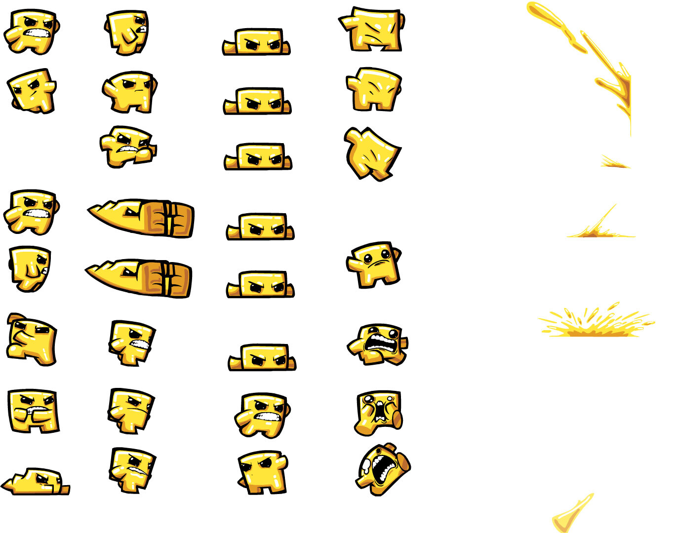 super meat boy sprites