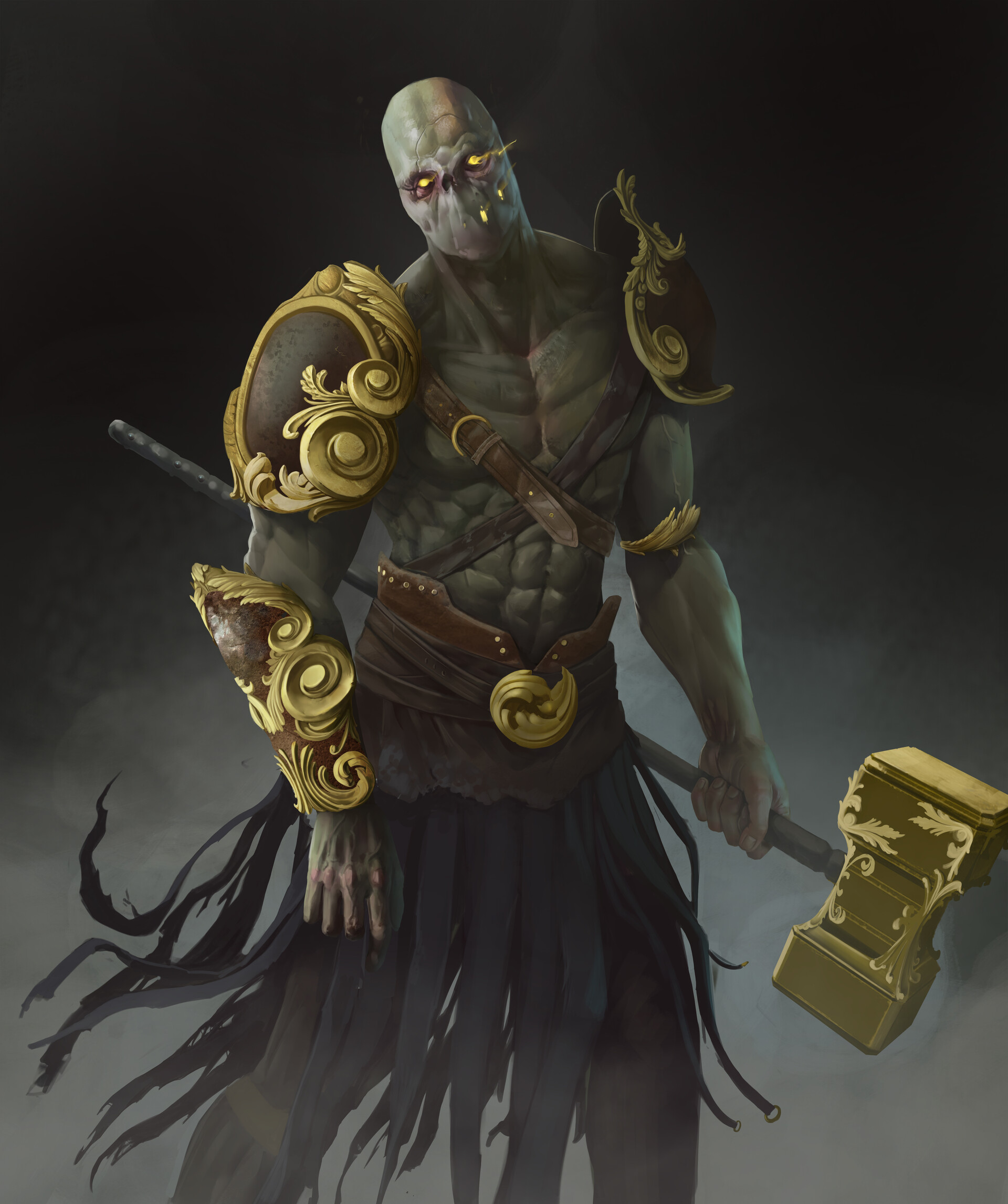 ArtStation - Golden warrior (rework 2020)