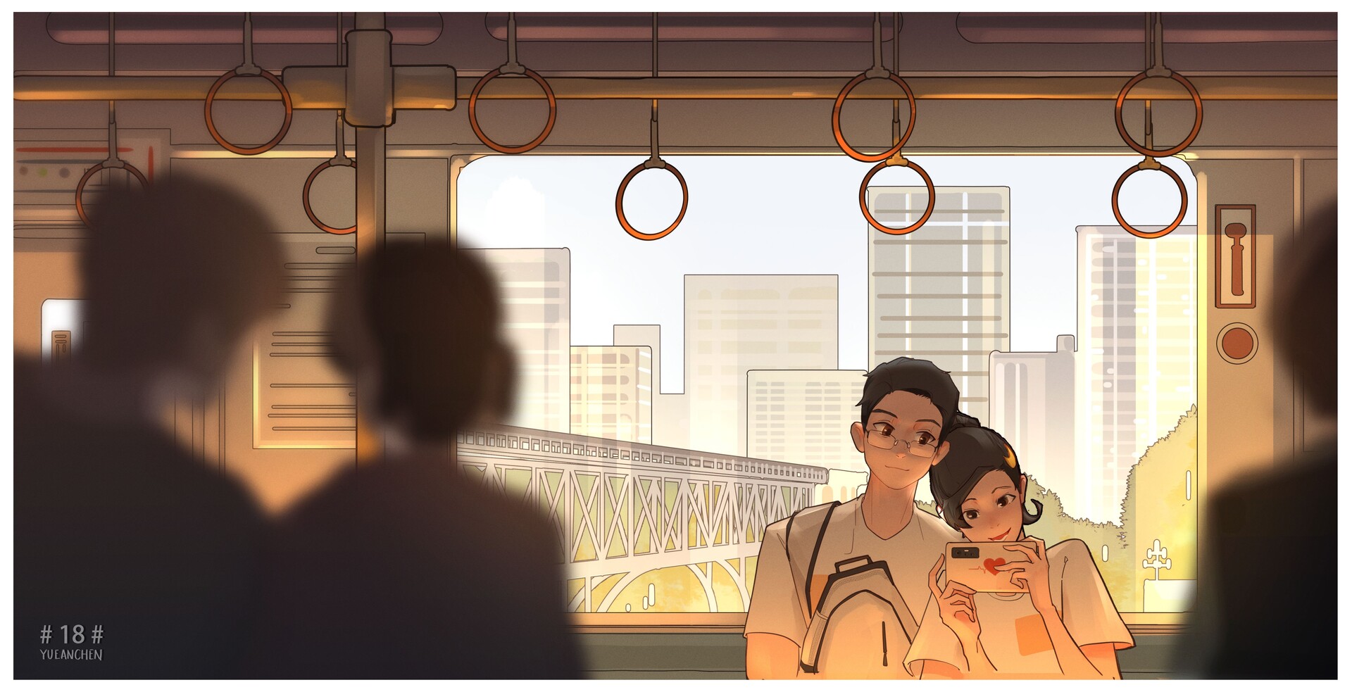 ArtStation - 地铁爱人subway lover