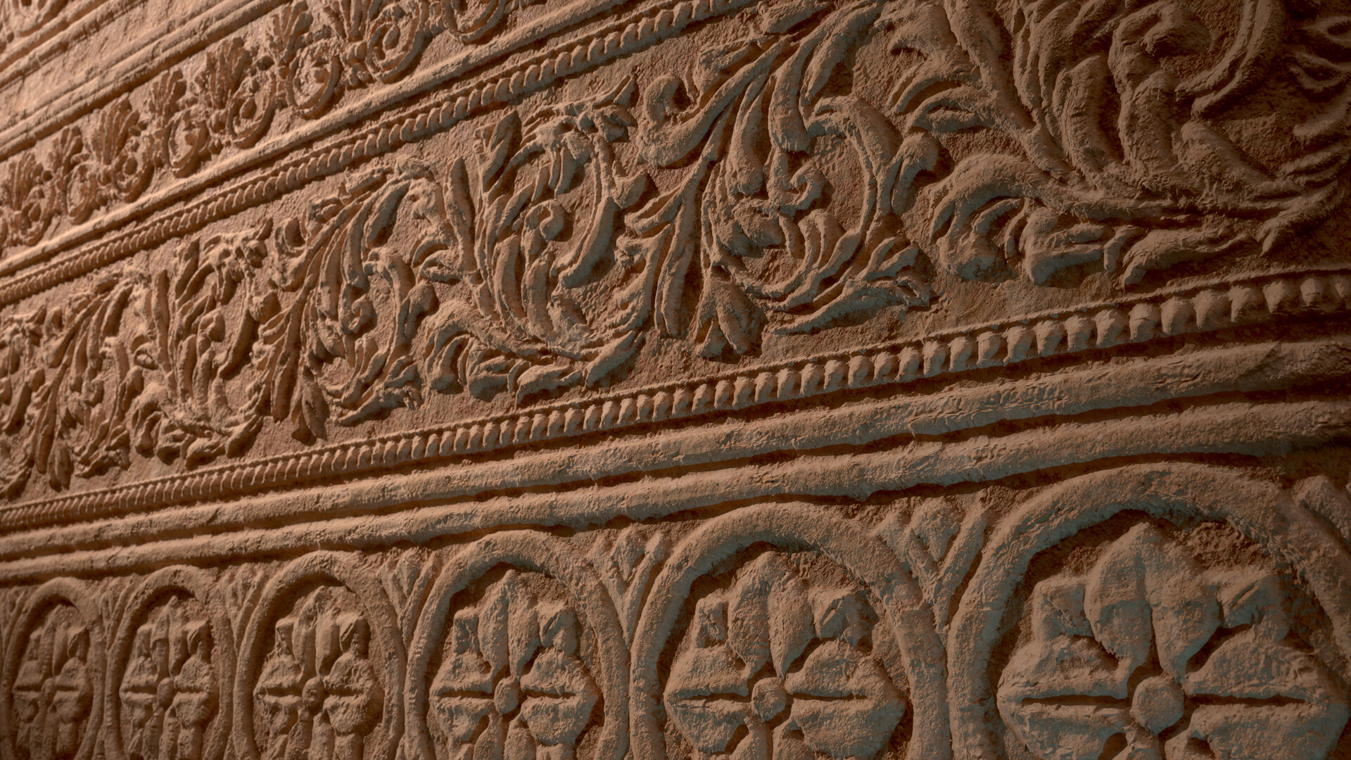 Alec Wood - Stone Carvings Trim Textures