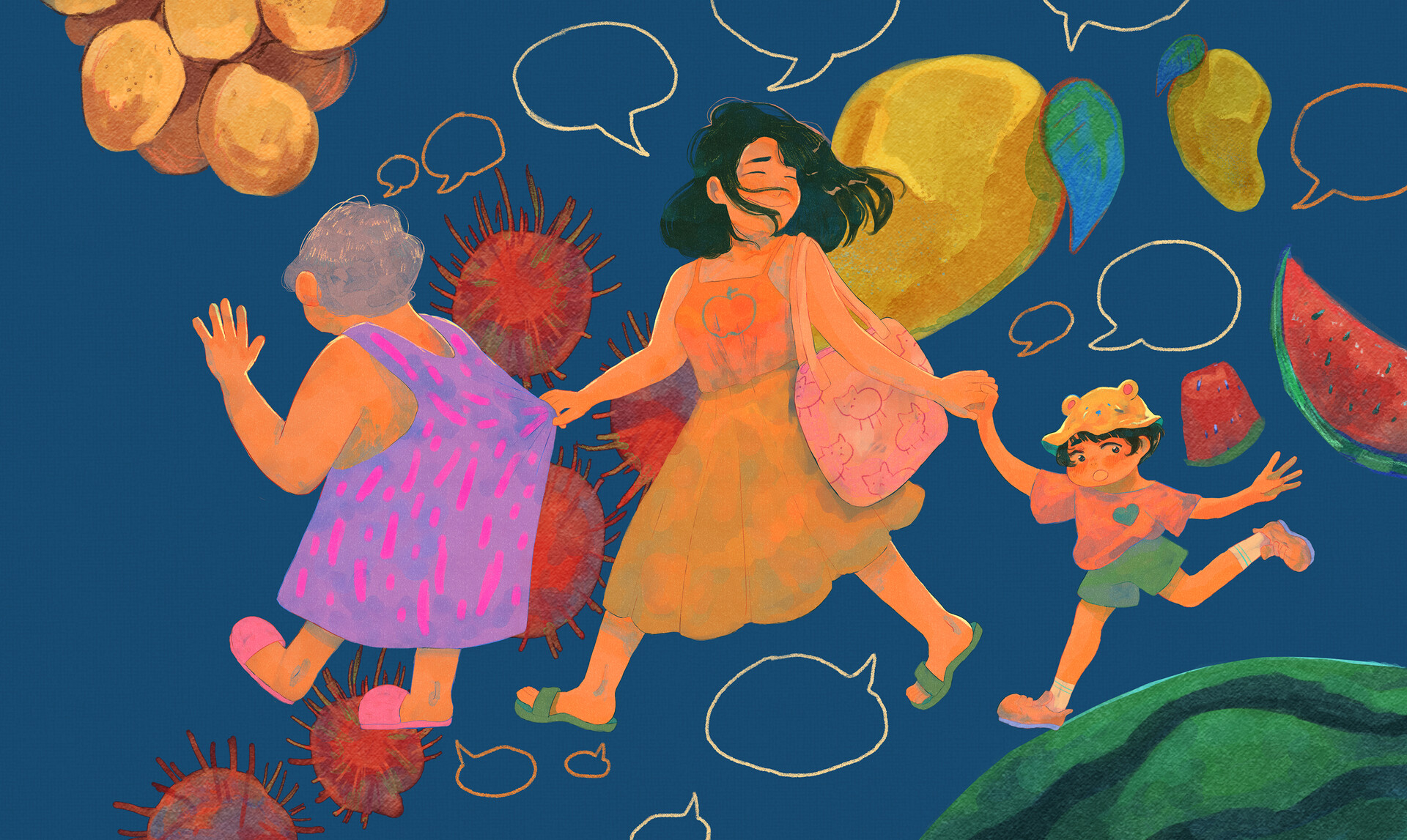 ArtStation - 2018 Spreads for "Dalawa Kami ni Lola"