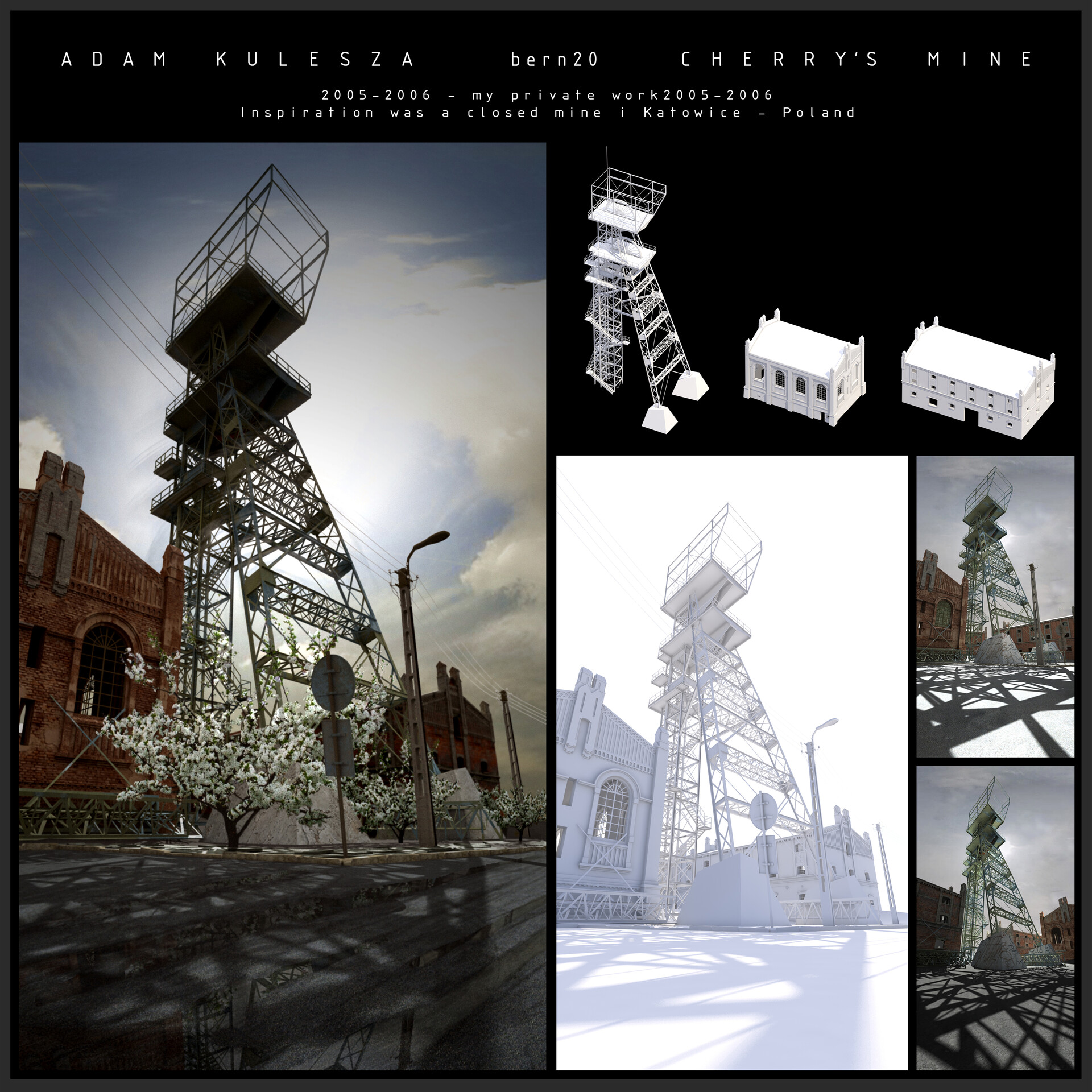 ArtStation - Cherry's mine - privet work 2006