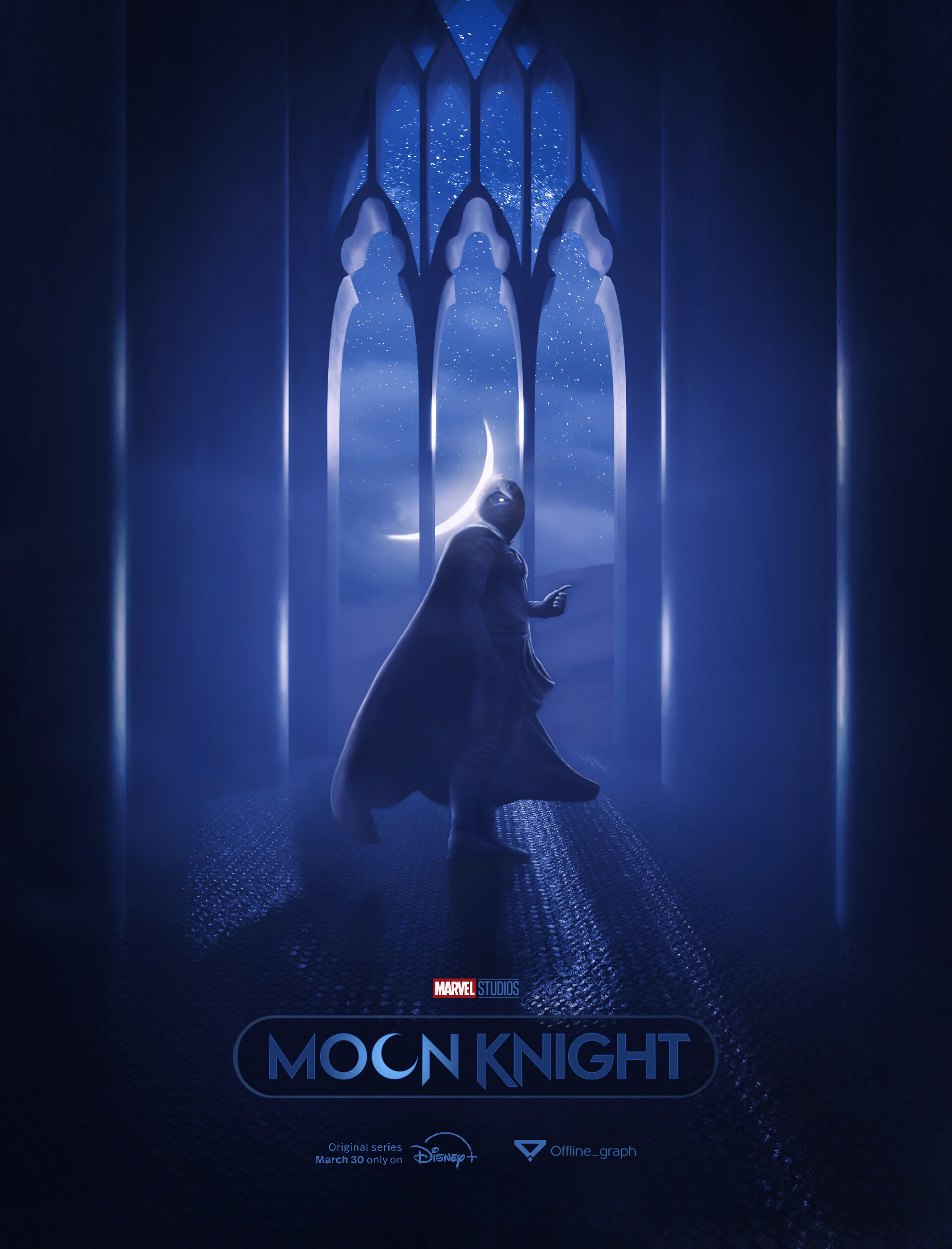 ArtStation - Moon Knight fanart poster