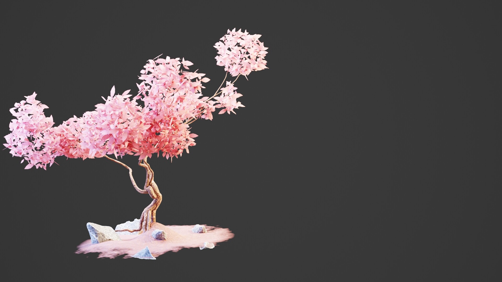 ArtStation - Trees from Modular_Tree_Blender addon