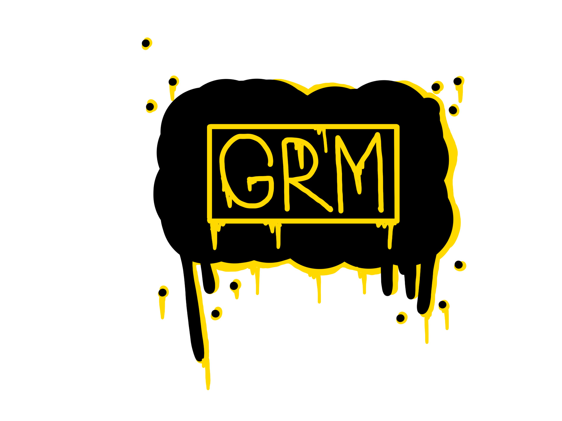 ArtStation - Custom Grime Daily logo in Graffiti
