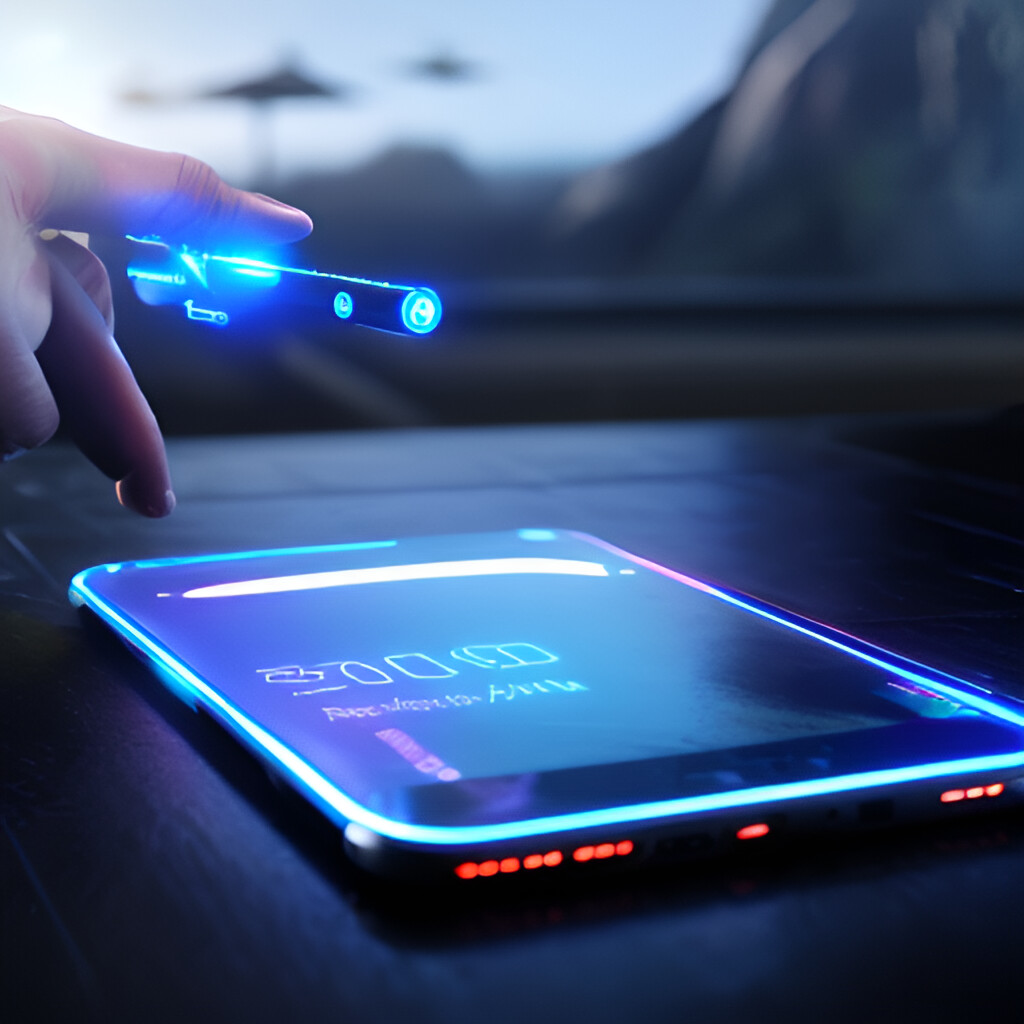 ArtStation - Futuristic android tablet (Futuristic QD-OLED)