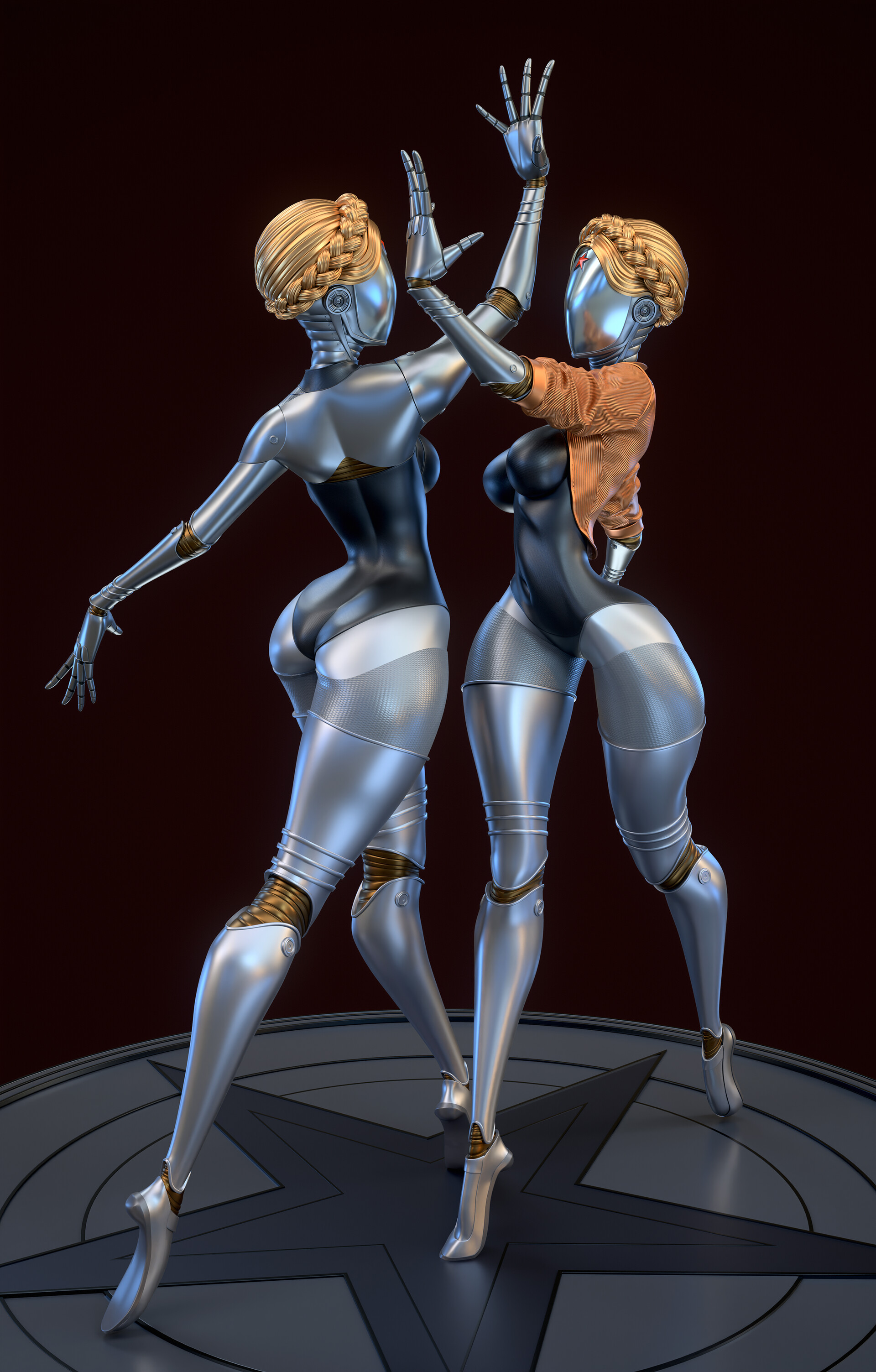 Alex Gray 3d - Atomic "Twins"