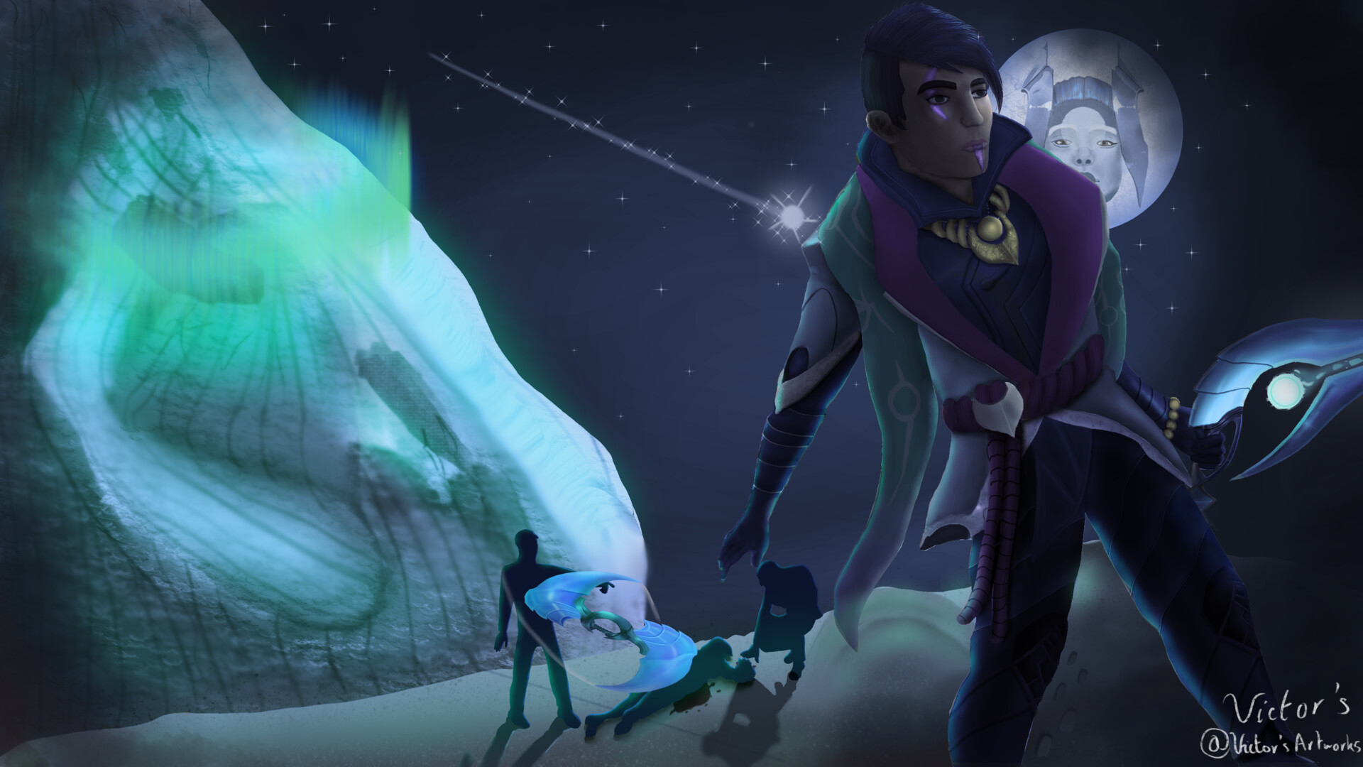 ArtStation - Aphelios Splash Art Artwork (Fanart)