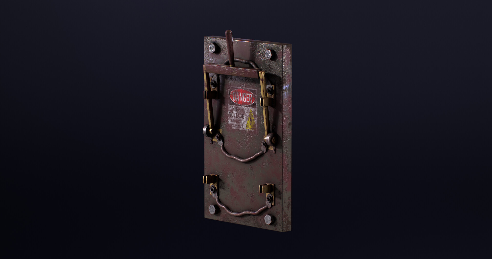 ArtStation - Rusty power switch