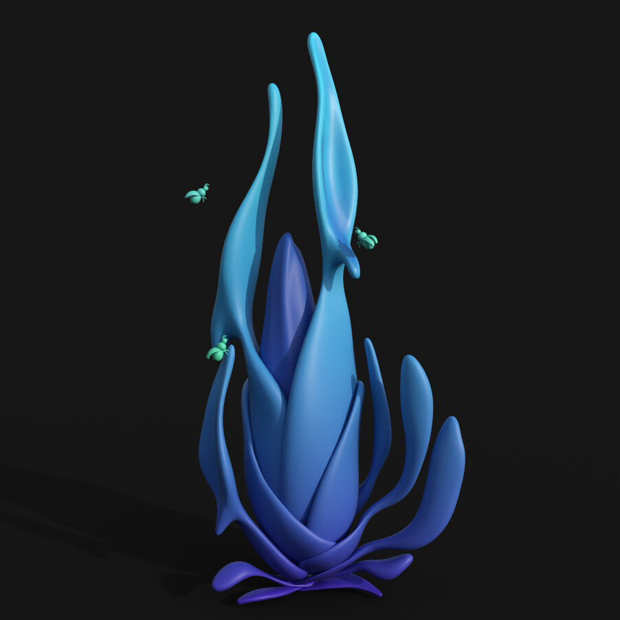 ArtStation - Fantasy plant