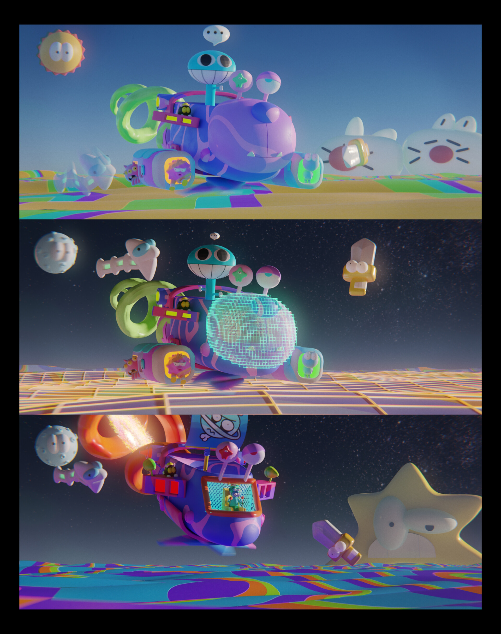 ArtStation - Adventure ship (Endless Engines render contest by pwnisher)