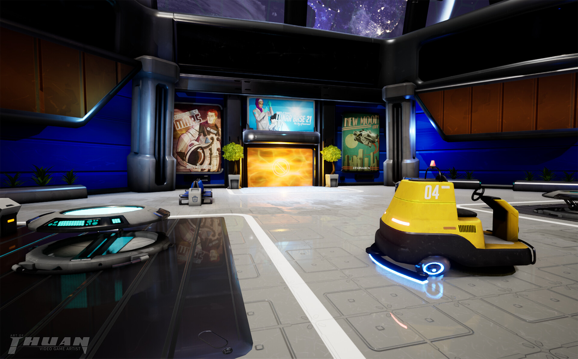 Thuan Ho - Lunar Base 21: Overwatch Fan Map Unreal Engine 5