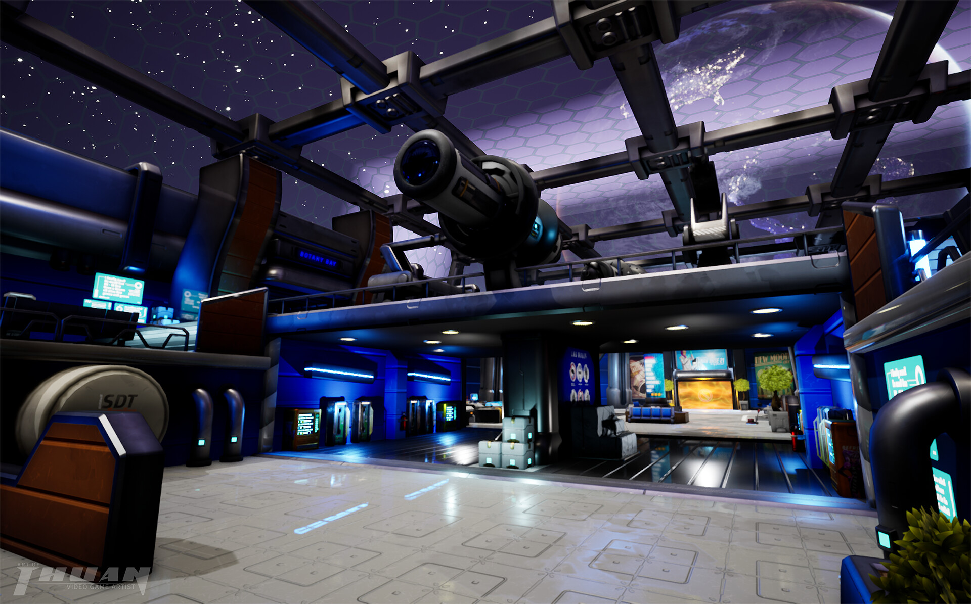 Thuan Ho - Lunar Base 21: Overwatch Fan Map Unreal Engine 5