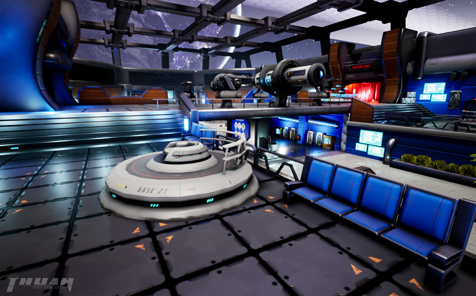 Thuan Ho - Lunar Base 21: Overwatch Fan Map Unreal Engine 5