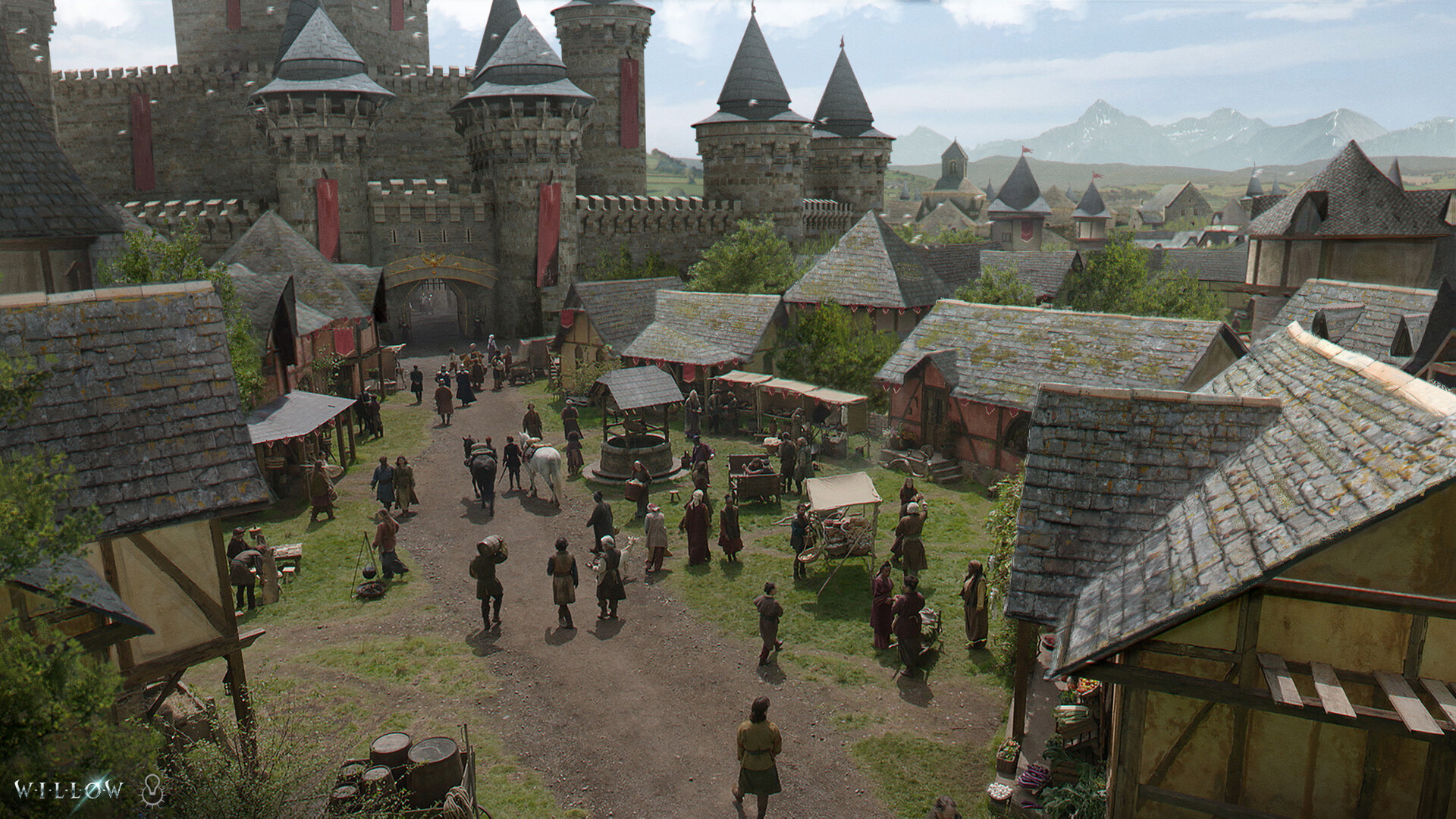 Tir Asleen, by David Bocquillon Carrasco : r/ImaginaryCastles