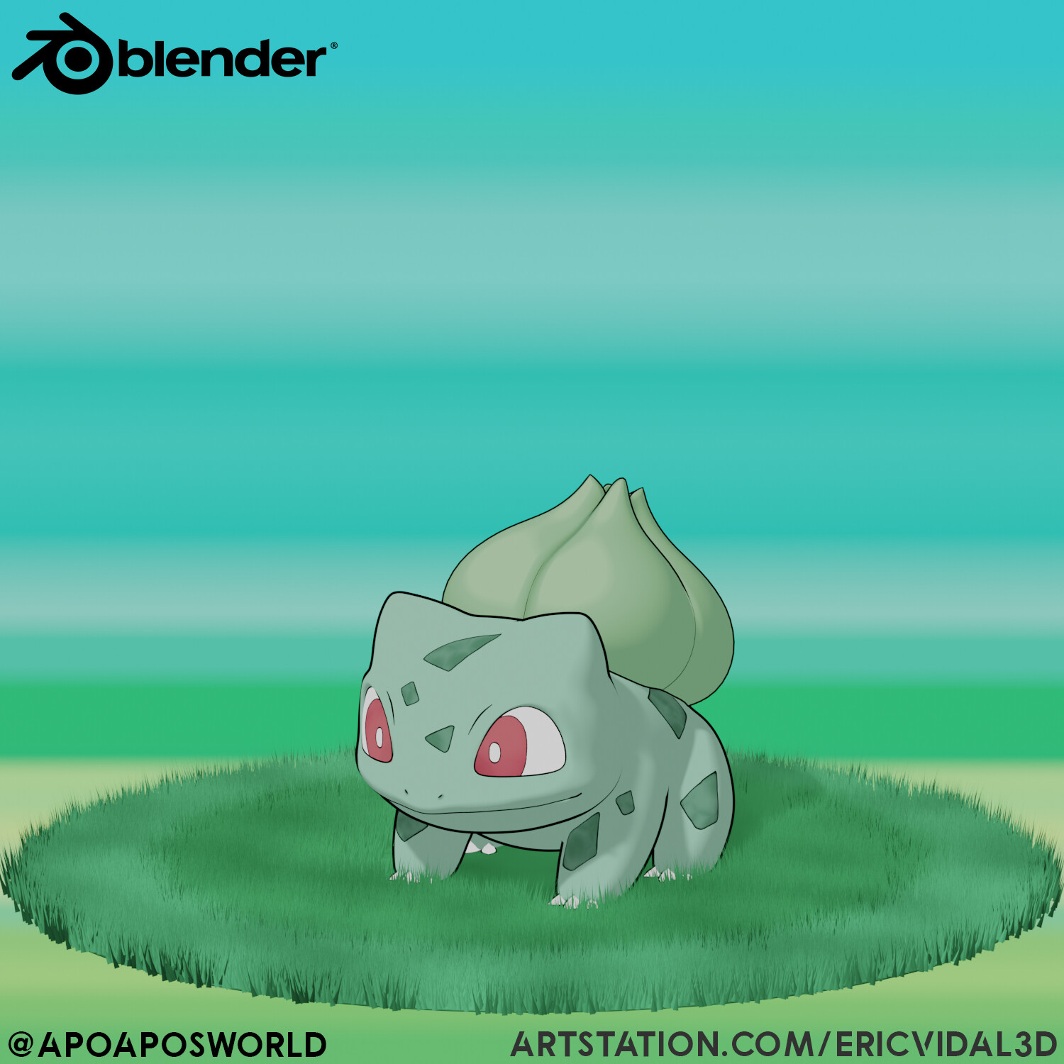 ArtStation - Bulbasaur FanArt