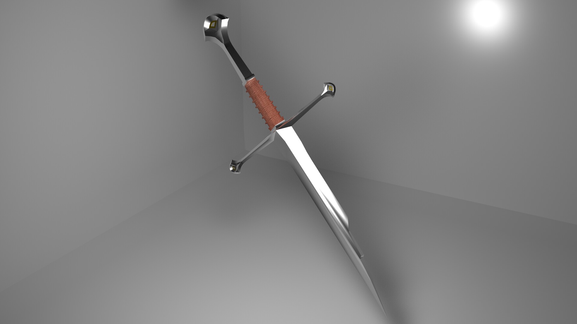 ArtStation - Narsil Aragorn's sword Lord Of The Rings 3D Model