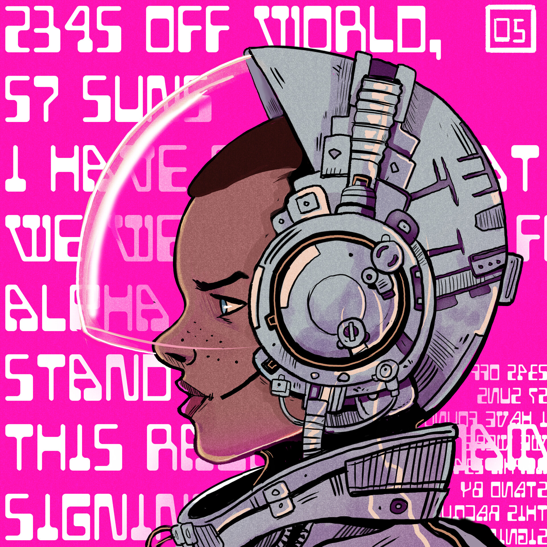 Sci Fi Girl by Octavio Sosa : r/EbonyImagination