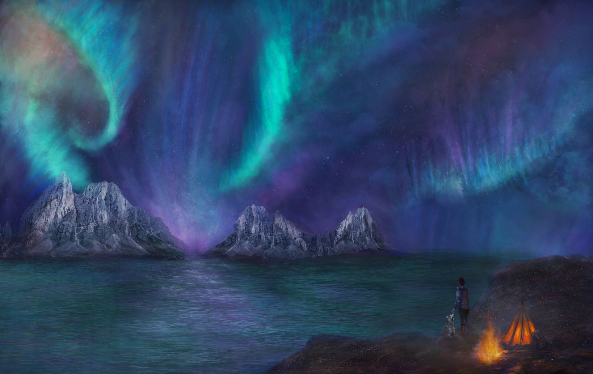 ArtStation - Aurora Illustration