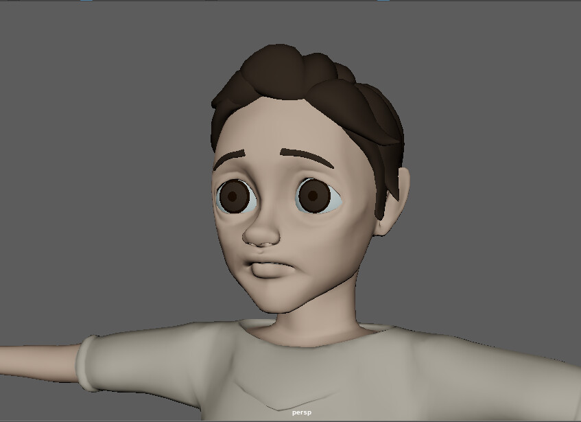 ArtStation - Boy Model for Short Film: A Happy Place