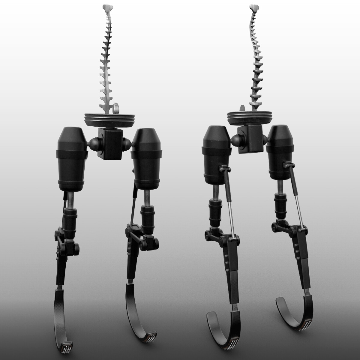 ArtStation - Cyborg Mech Legs