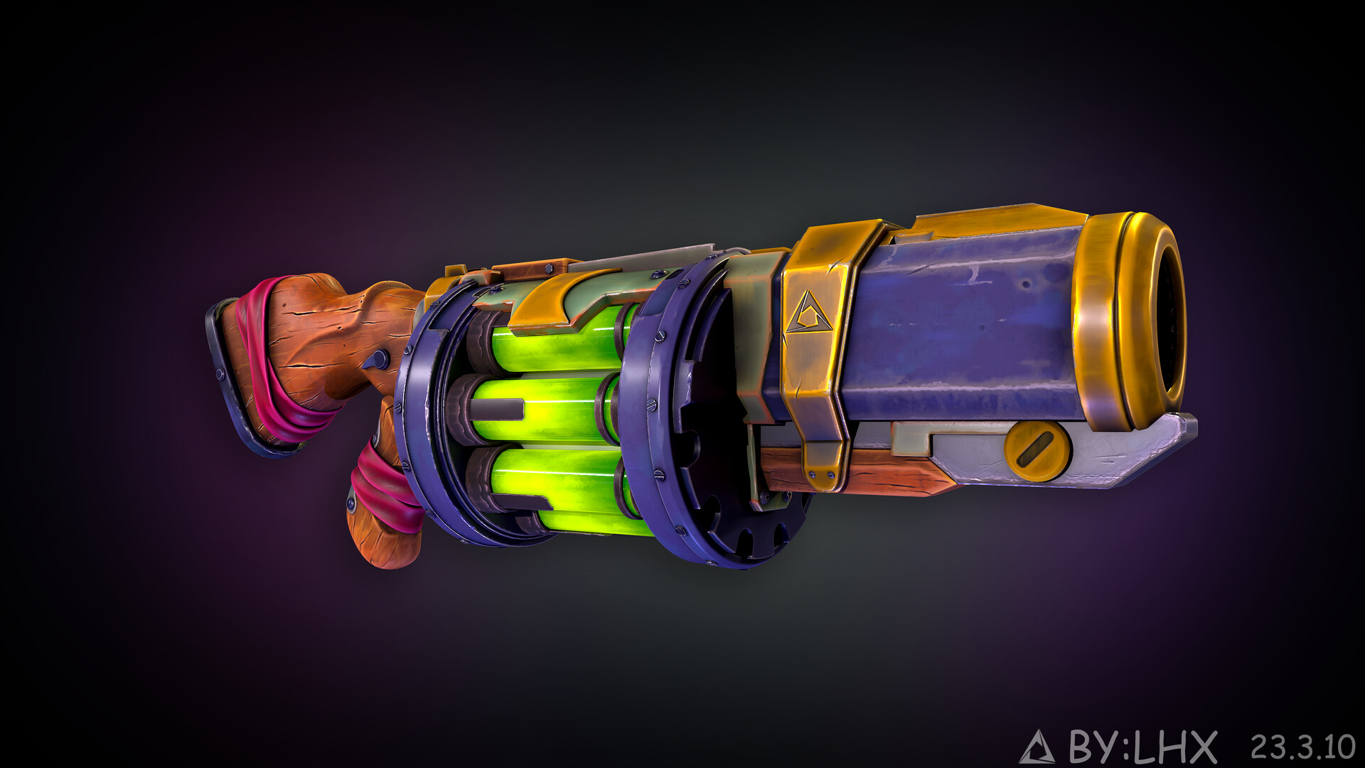 ArtStation - Stylized weapon