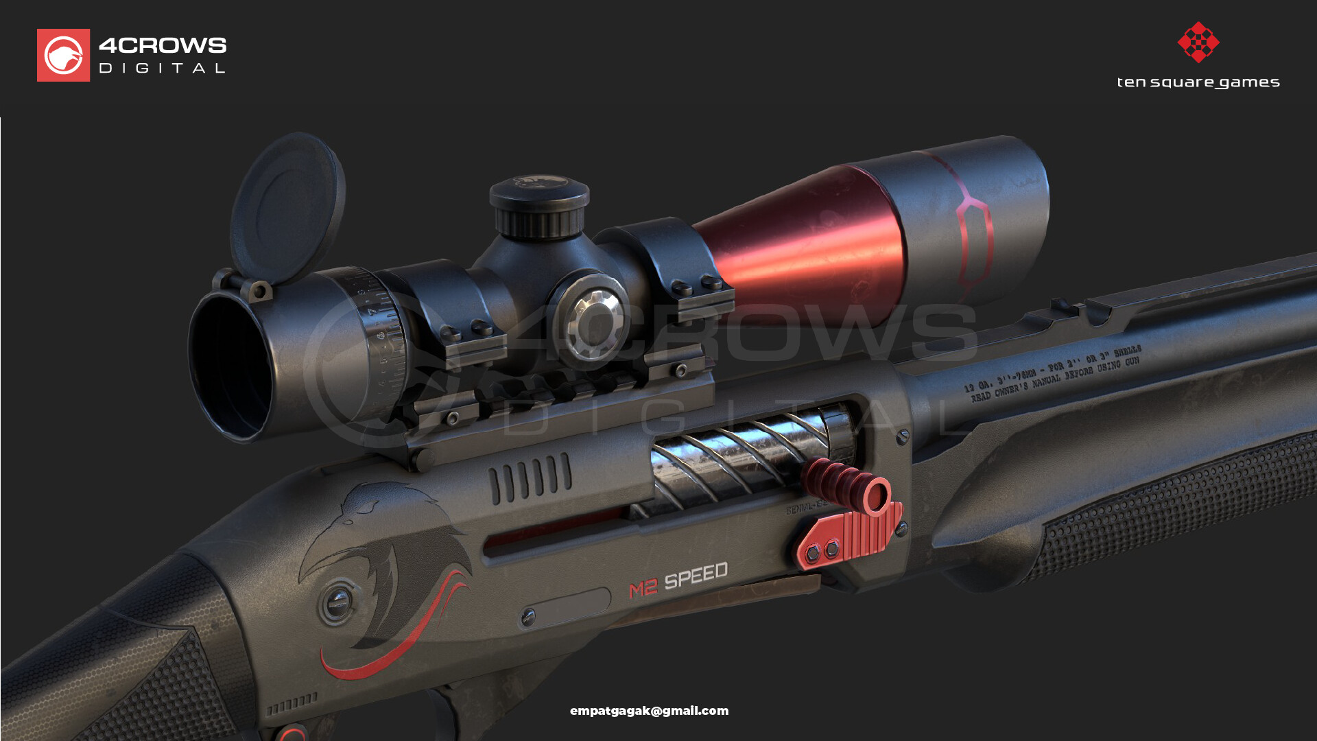 4CROWS DIGITAL - Weapons | Benelli M2 Speed for TSG