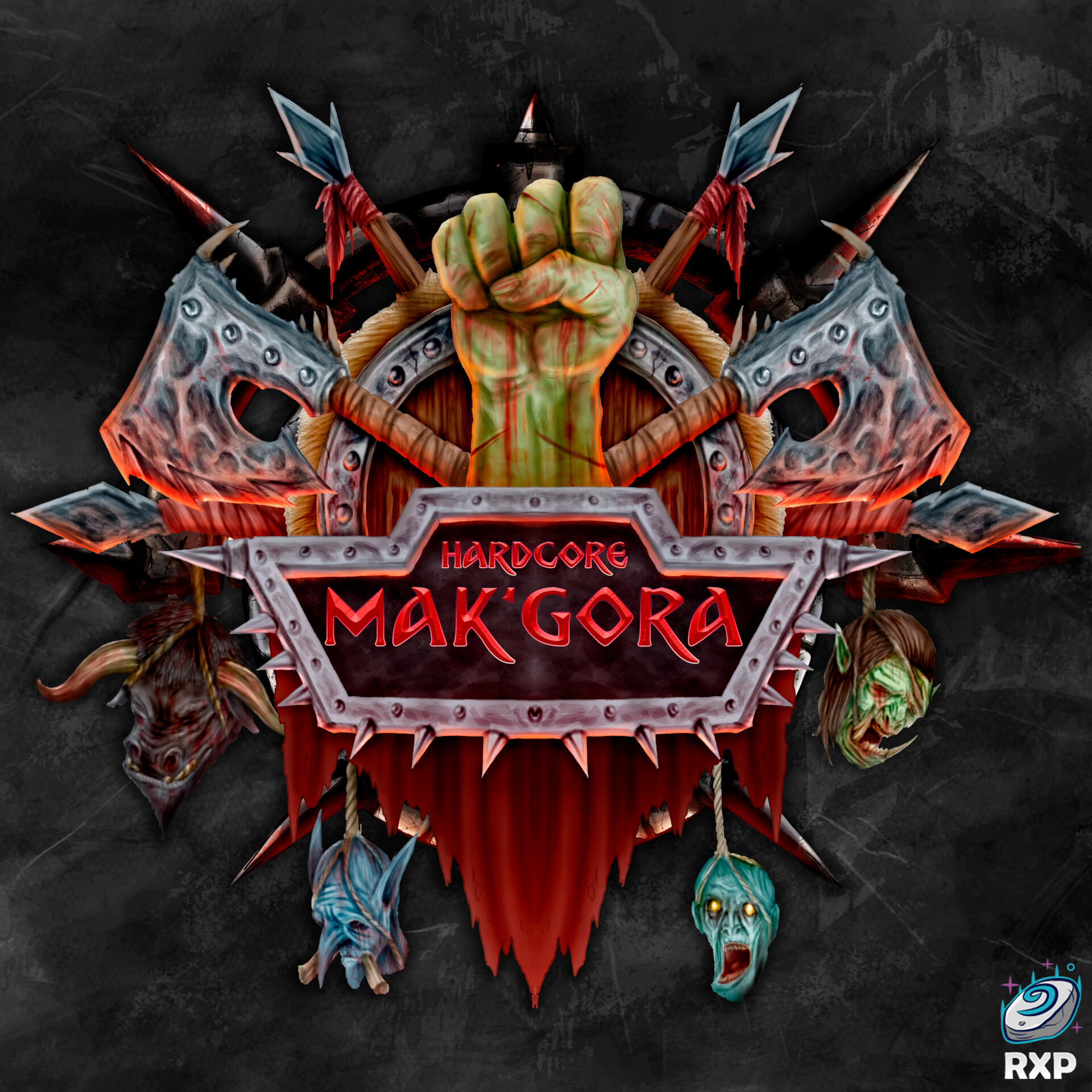 ArtStation - Mak'gora PVP HC Logo - World of warcraft