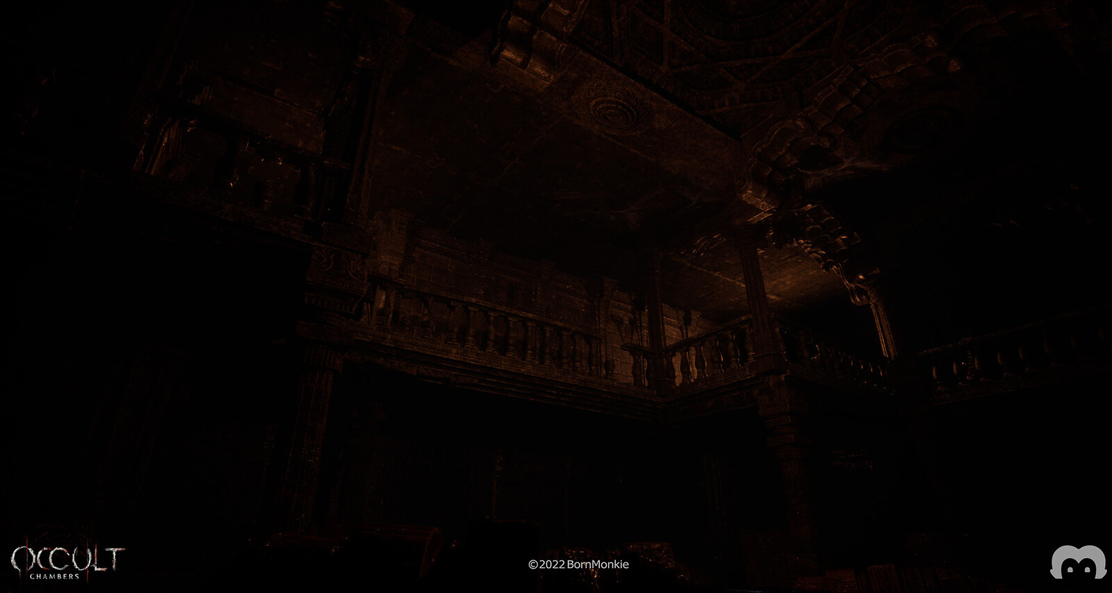 BornMonkie - Occult Chambers- Environment design and layout