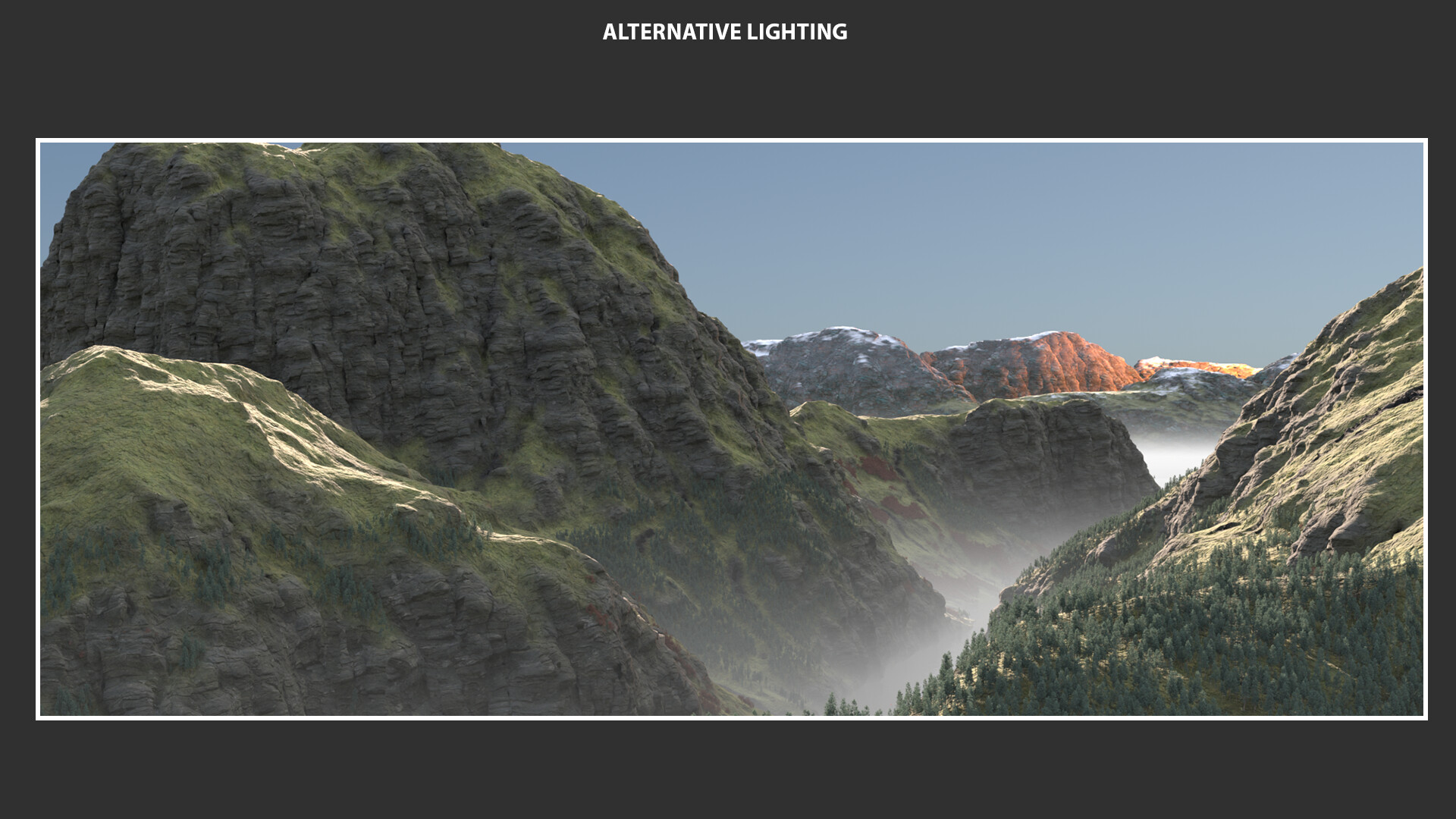 Russell Harper - Houdini Generated & Rendered Landscape