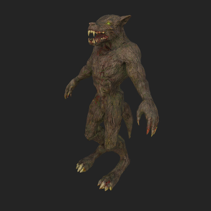 ArtStation - Corrupted Werewolf