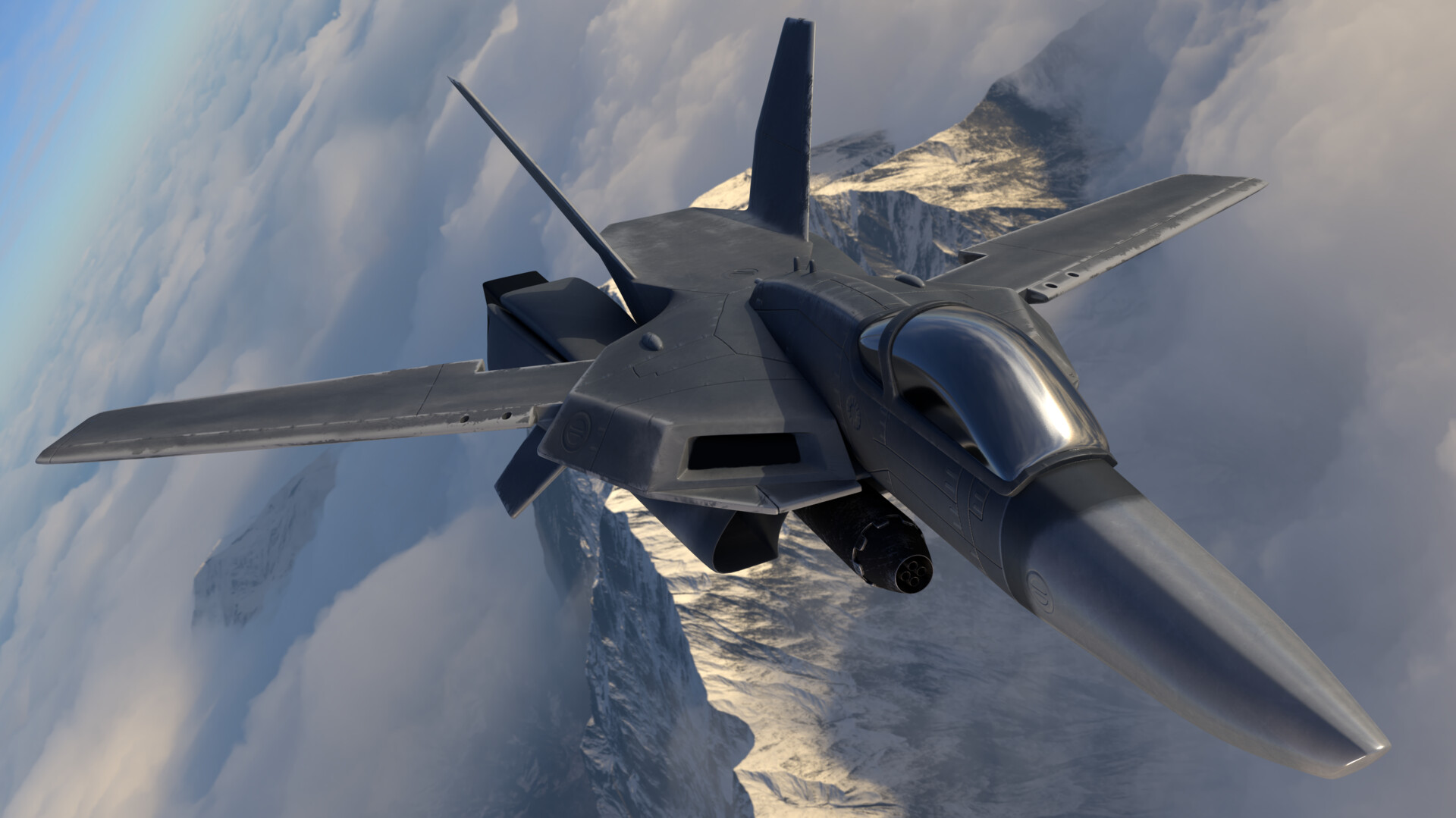 ArtStation - Sci-Fi F-14 TOMCAT