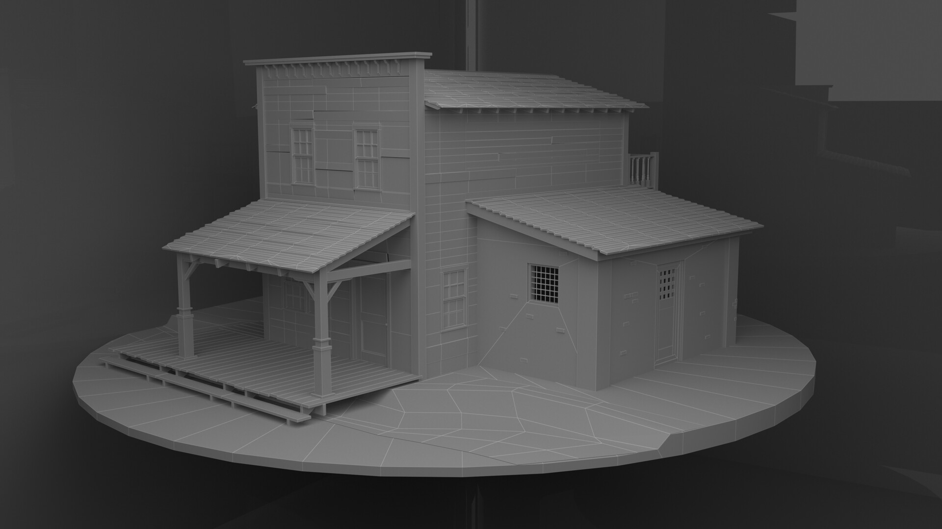 ArtStation - Sheriff Office (Work in Progress)