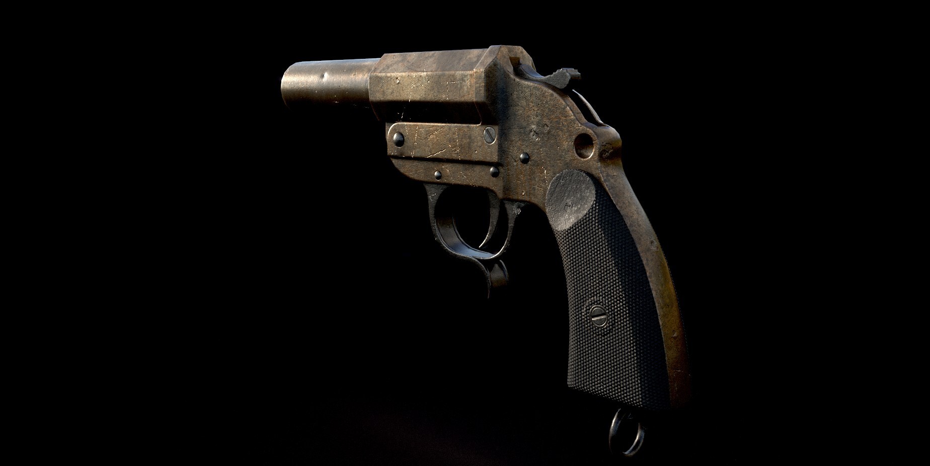 ArtStation - Signal gun Game Ready model