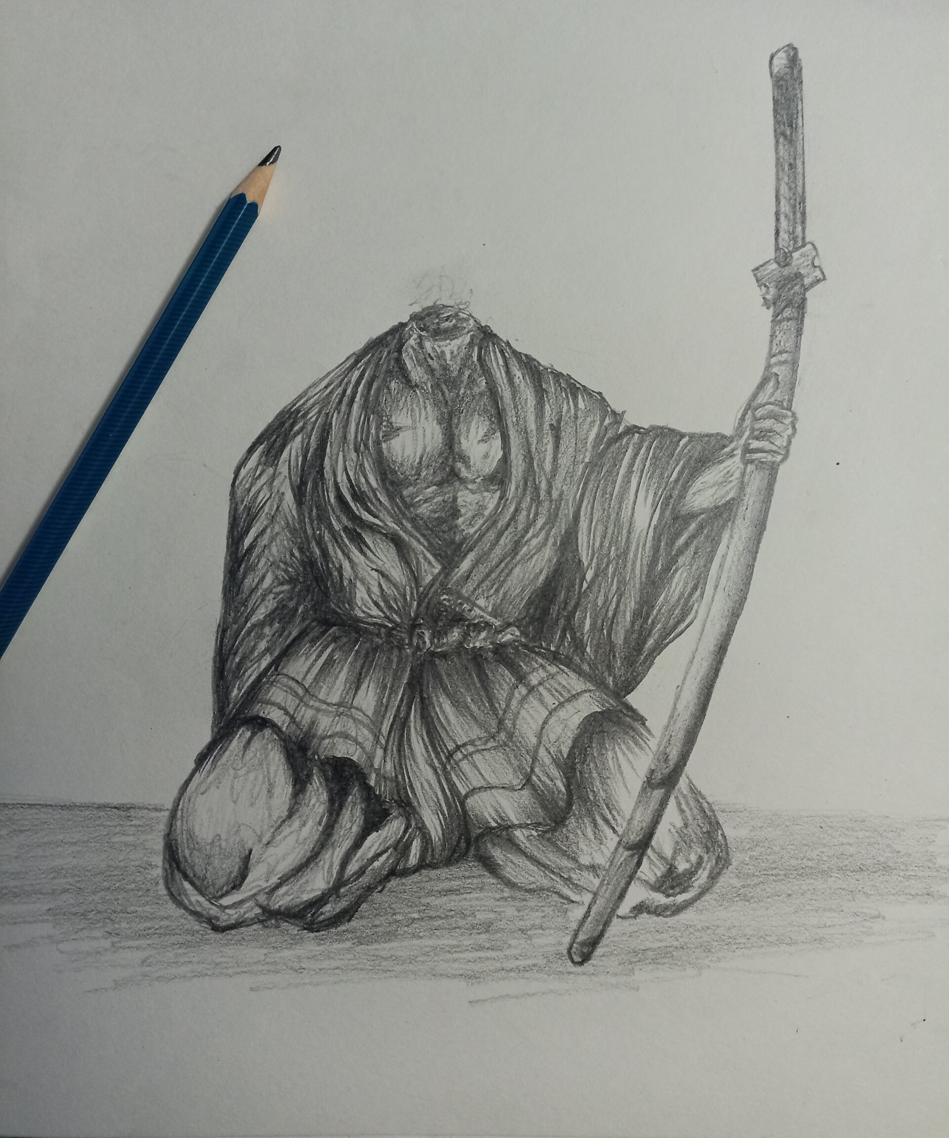 ArtStation - Defeated warrior