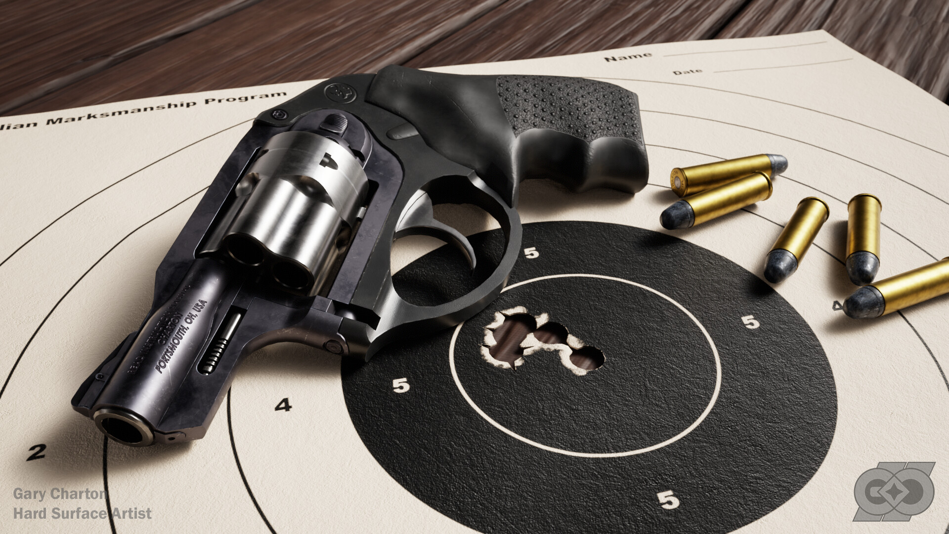 ArtStation - Ruger LCR .38 Special