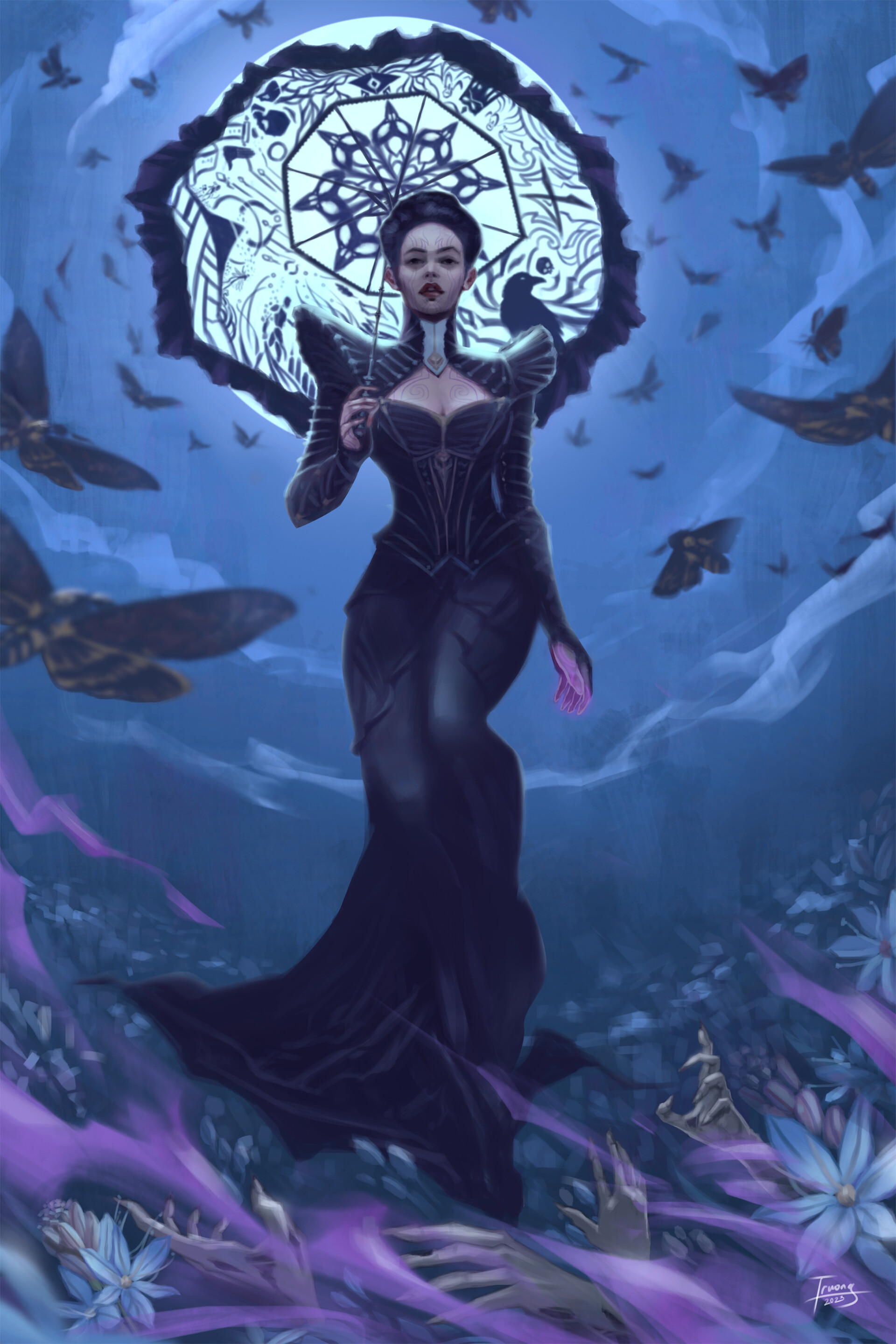 ArtStation - Professor Liliana Vess - MTG fan art