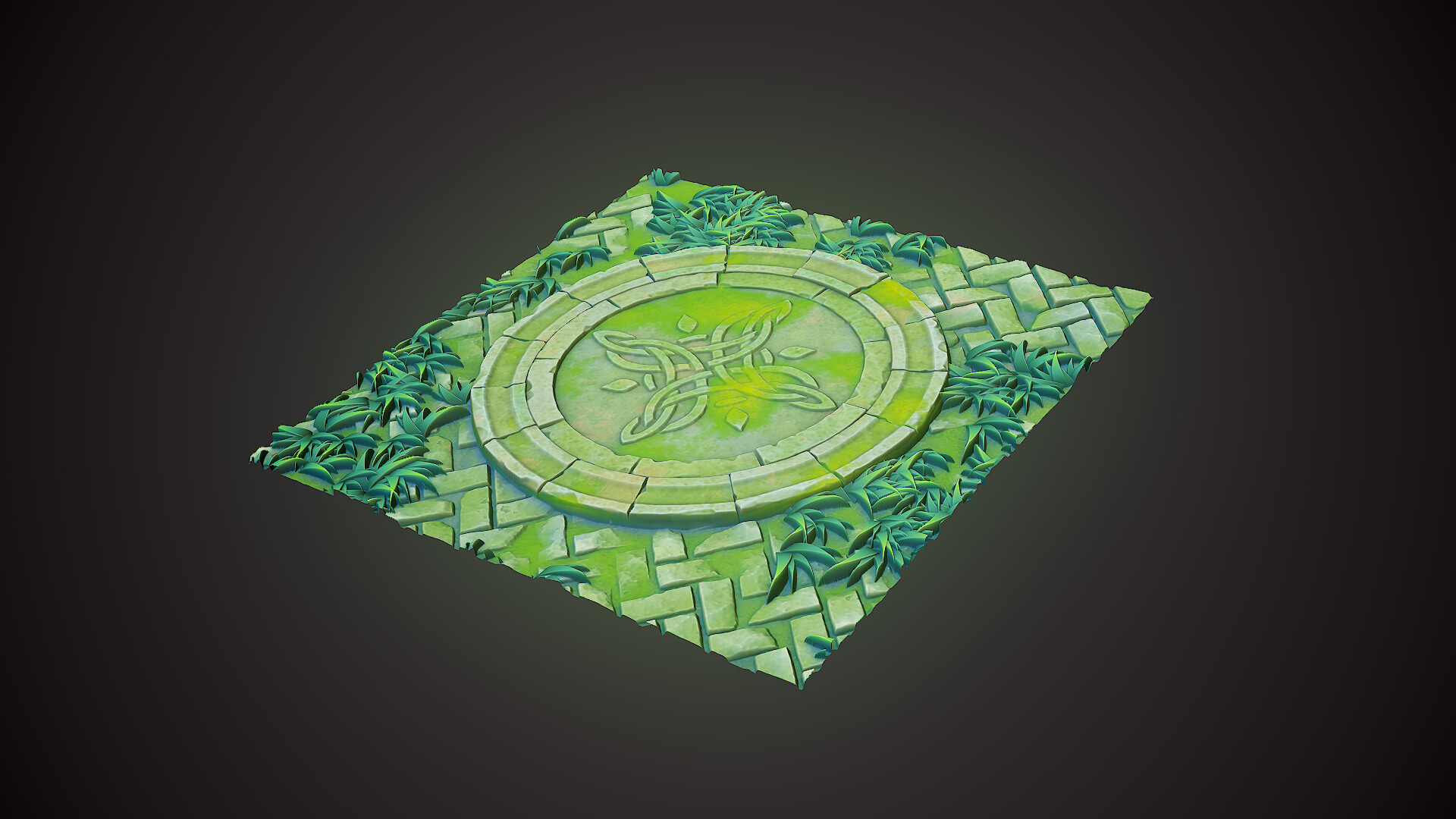 ArtStation - Stylized ruins ground