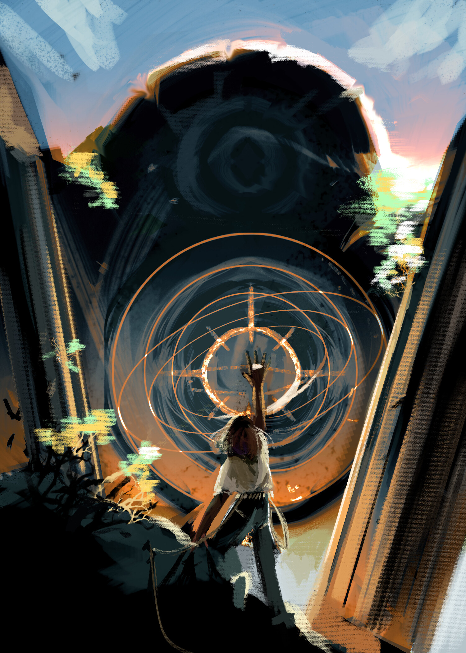 Ally Studham Portfolio - Sol Ring Proxy Art