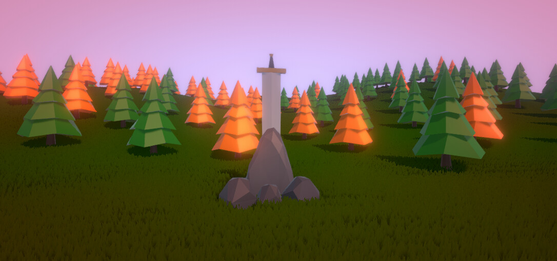 ArtStation - Low Poly Landscape