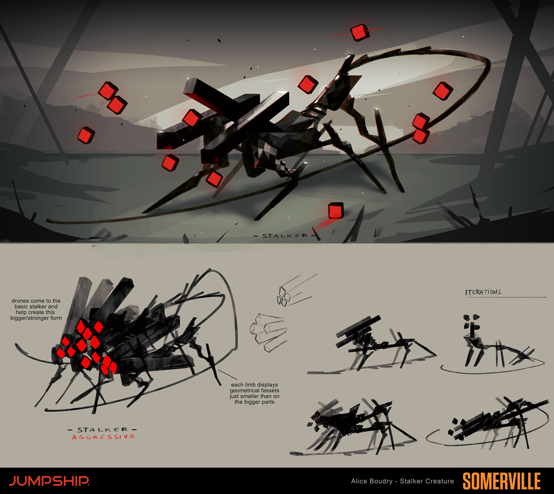 Alice Boudry - SOMERVILLE - Stalker Creature concept