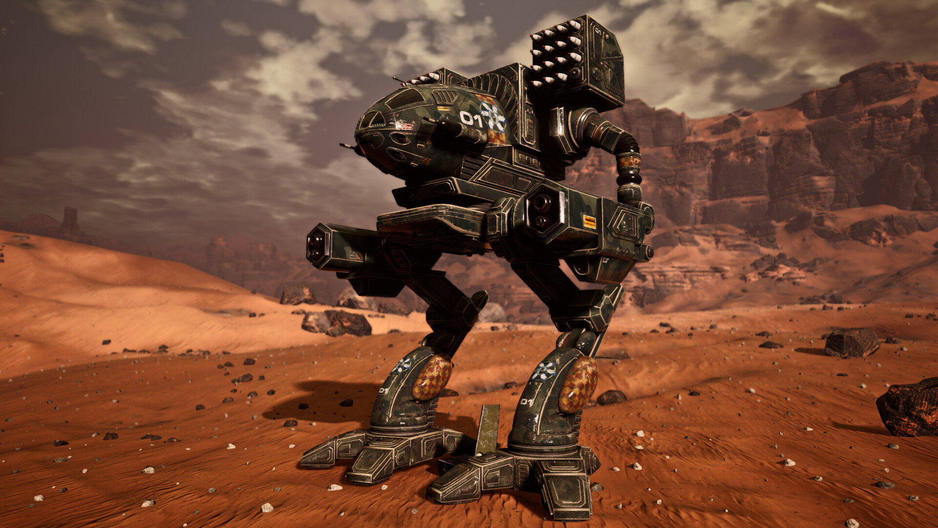 timberwolf mech wallpaper